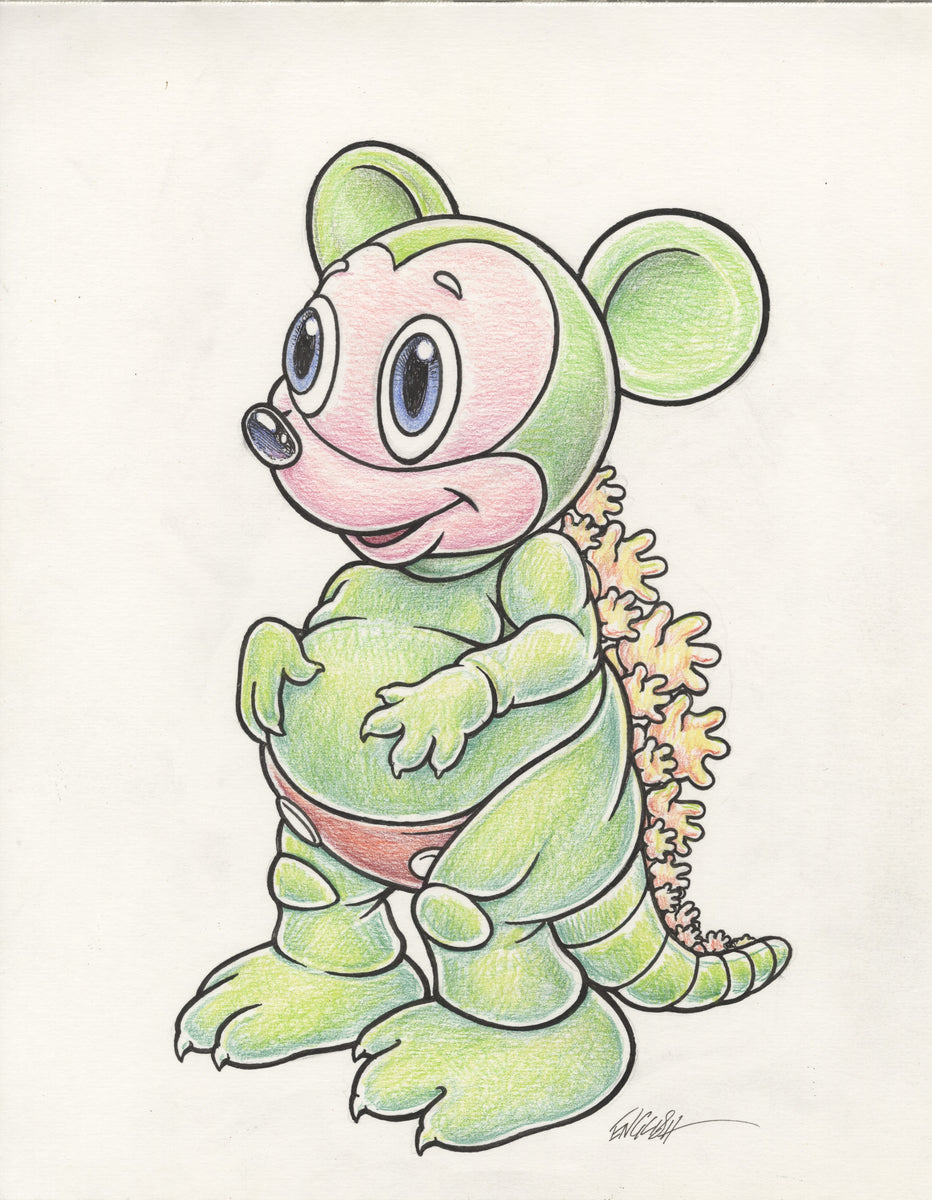 Original Drawing: Mousezilla – PoPaganda
